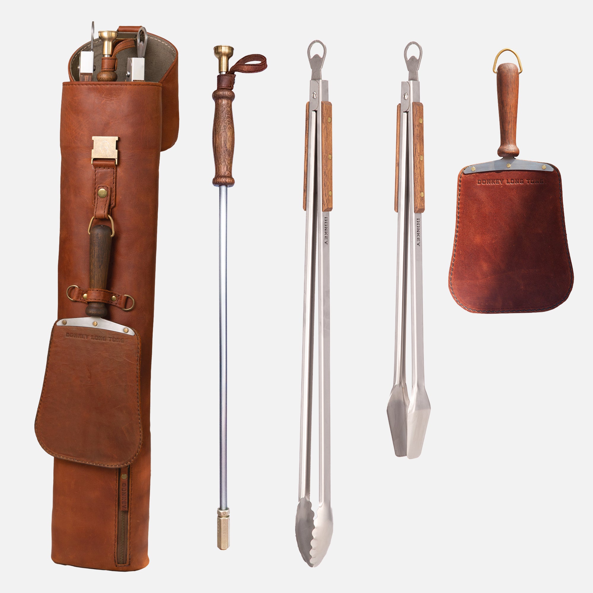 Jack Sack | Leather Fire Tool Kit & Grill Accessories Bag – Donkey Long ...